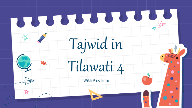 Tajwid in Tilawati 4 - Belajar Ngaji untuk Anak dan Dewasa