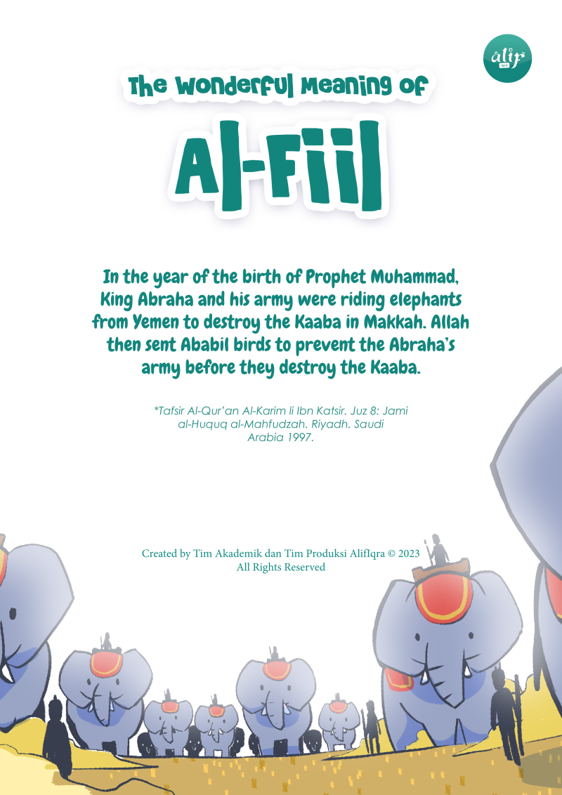 The Wonderful Meaning of Al-Fiil - Belajar Ngaji untuk Anak dan Dewasa