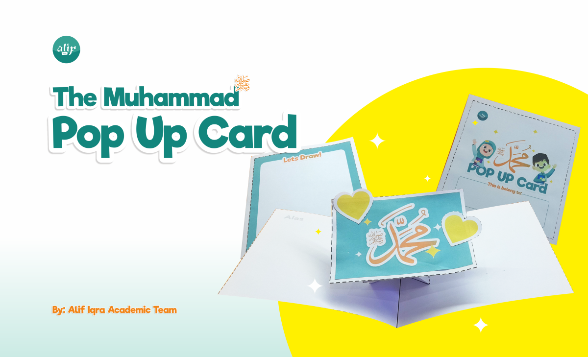 Muhammad Pop Up Card - Belajar Ngaji untuk Anak dan Dewasa