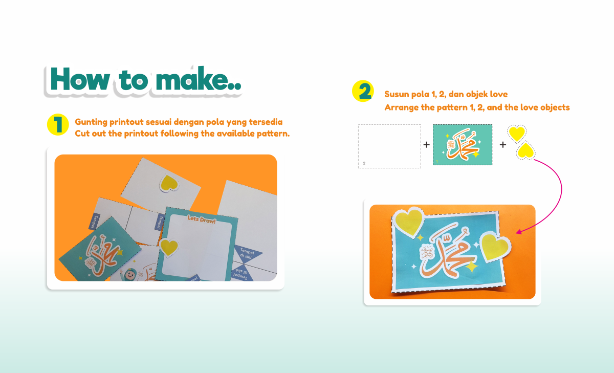 Muhammad Pop Up Card - Belajar Ngaji untuk Anak dan Dewasa